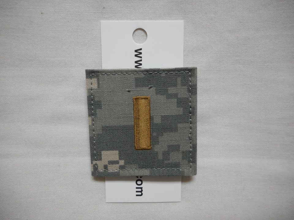 ACU DIGITAL UNIFORM OFFICER RANK WITH FASTENER | eBay