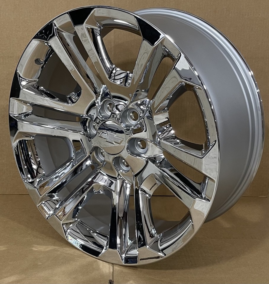 Set of 4 Brand NEW OEM GM '99-'18 Chevrolet Silverado 22 Inch Chrome ...