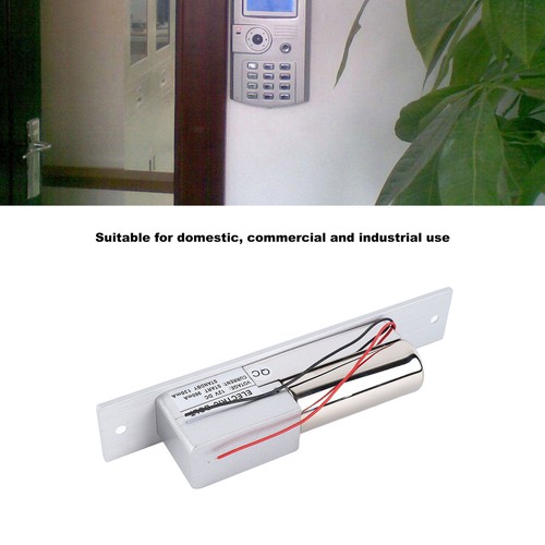 12V Electric Deadbolt Lock Low Temperature Electric Drop Bolt Lock ...