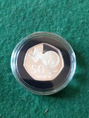 2004 Solid Silver Proof 50p Coin ~ "FourMinuteMile" ~ Encapsulated | eBay