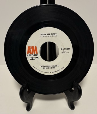 RARE Captain Beefheart Diddy Wah Diddy 45 RPM Record Vinyl A&M White ...