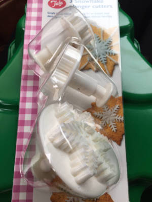 Tala 3 Snowflake Plunger Cutters For Fondant Icing Graduated Sizes | eBay