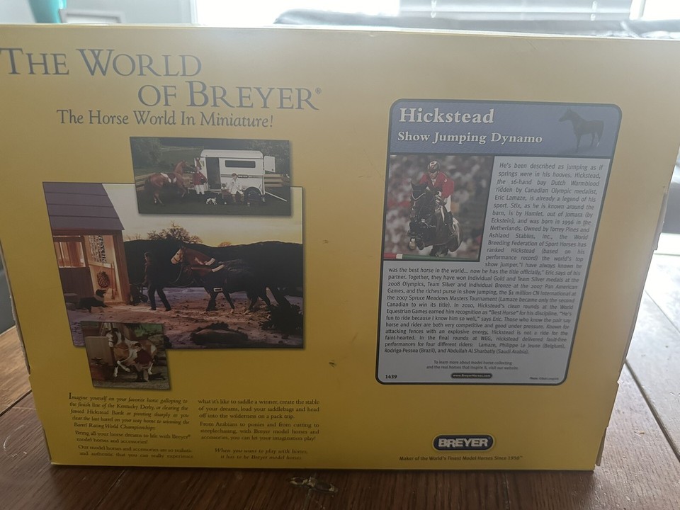 Breyer Traditional Retired Model Horse #1439 Hickstead New | eBay