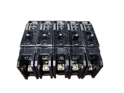 5 Eaton GHB1020 Circuit Breaker 20A 120/277V 1PH Bolt-On 20 AMP NEW ...