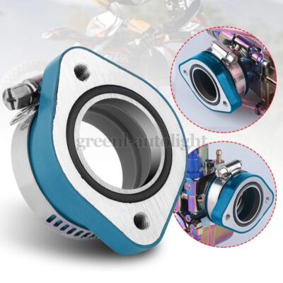 Carburetor Intake Adapter Manifold Boot Pipe For 24 24mm 26mm 28mm PWK ...