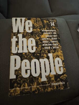 We the People Essentials 14th Edition Paperback Ginsberg Benjamin VG ...