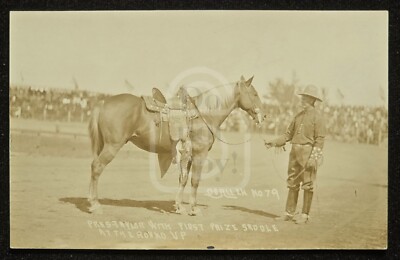 Scarce RPPC Pendleton Round Up, Sheriff Til Taylor. Pendleton, Oregon ...