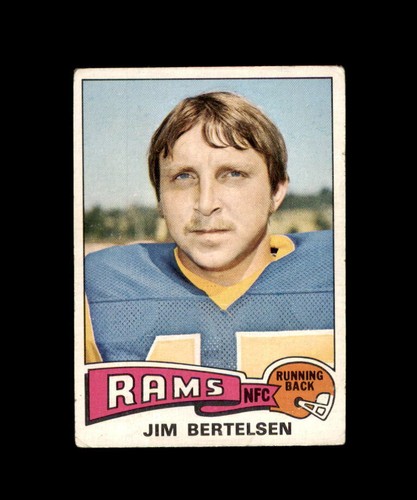 1975 TOPPS FOOTBALL CARD LOS ANGELES RAMS #121 JIM BERTELSEN | eBay