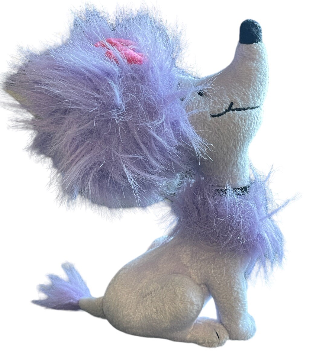 Cleo Plush Purple Poodle Scholastic from Clifford Big Red Dog 8" 2002 ...