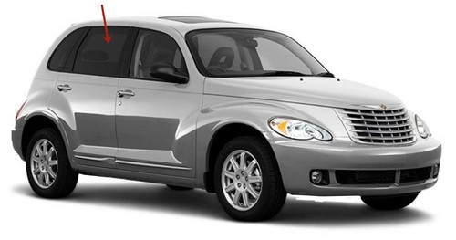 Fits 2001-2010 Chrysler PT Cruiser Passenger Side Right Rear Door Glass ...