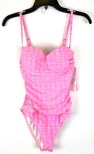 Lilly Pulitzer Women’s Layne Pink/White Underwire One Piece Swimsuit ...