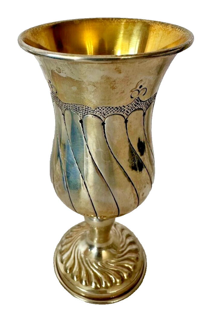 Vintage HAZORFIM 925 Sterling Silver KIDDUSH cup W/ Box | eBay