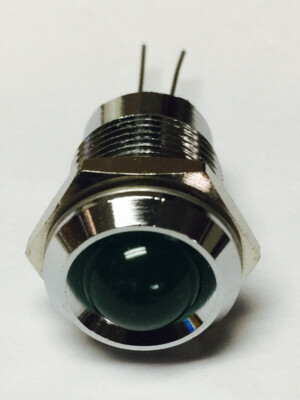 19210001 GREEN LED Panel Mount Indicator 14 mm 2.2 VDC 20 mA 70 mcd ...