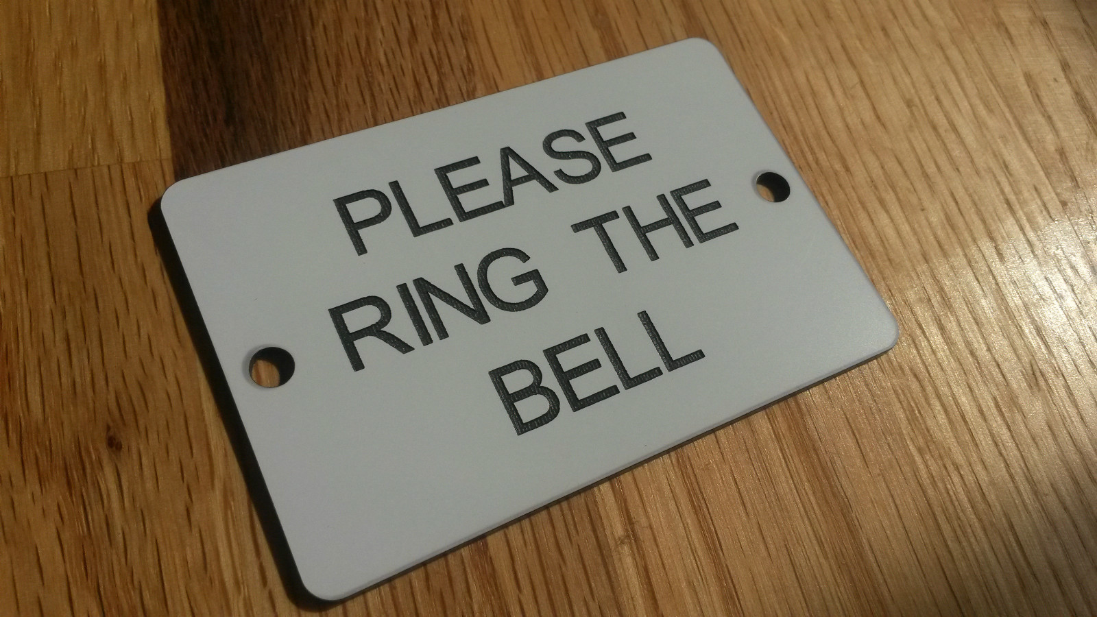 Please Ring The Bell - Engraved Sign - Multiple Sizes and Colours ...