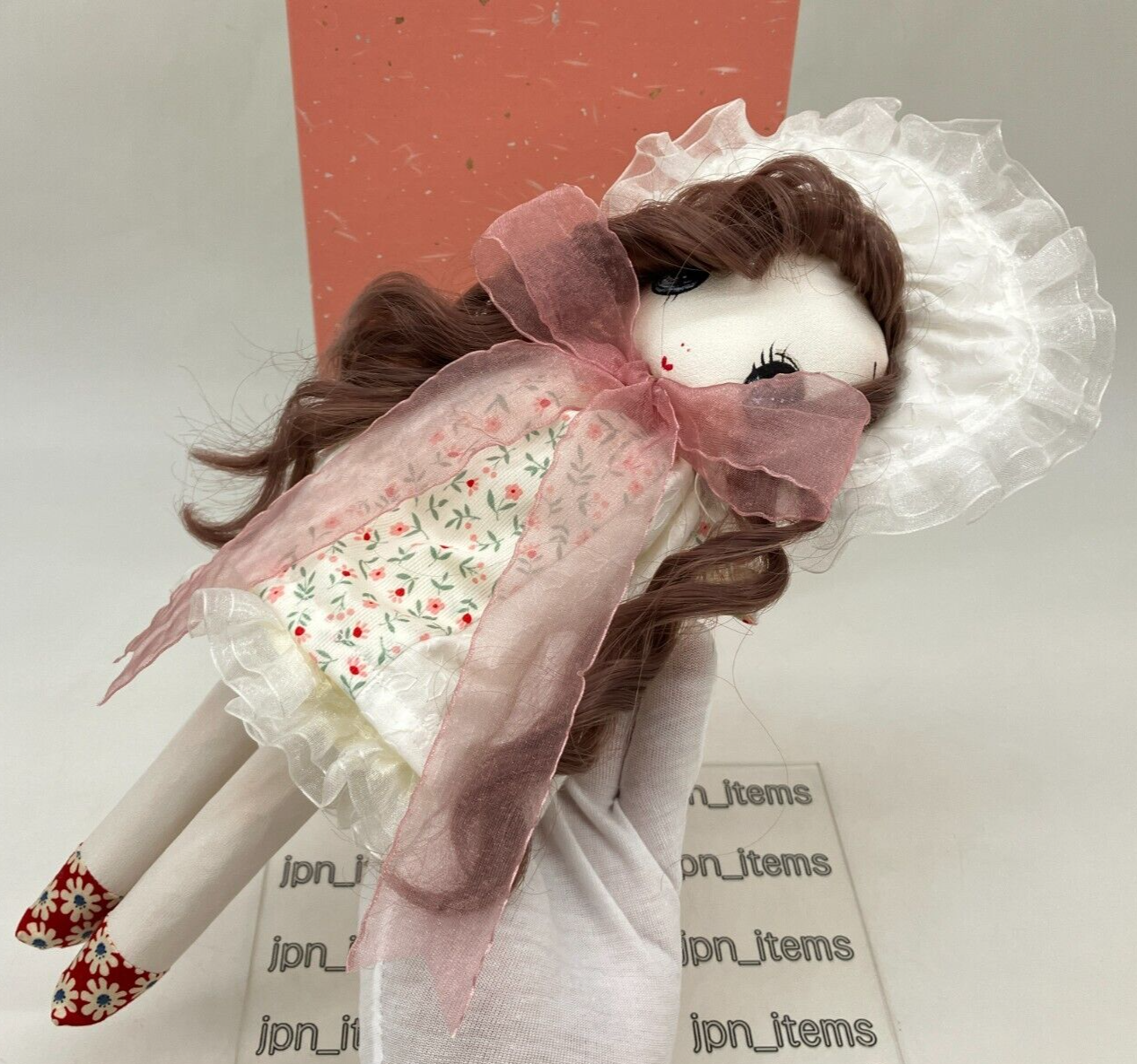 Handmade Japan Plush Cotton Bunka Doll Japanese Retro Style Black Eyes ...