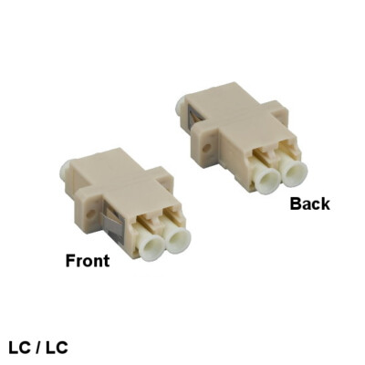 Kentek LC to LC Fiber Optic Connector Duplex Multi-Mode Panel Mount ...
