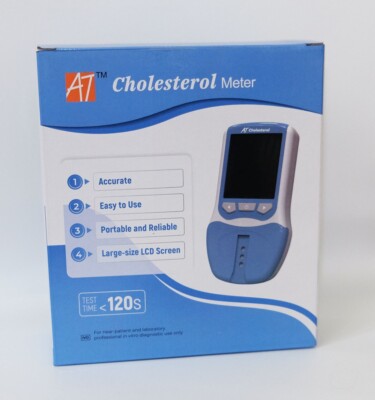 AT Cholesterol, Lipid & Triglycerides Testing Kit with Sample Test ...