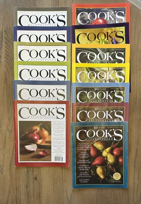 Lot Of 21 Cooking Magazines, Cuisine, Cook’s Illustrated, Fine Cooking ...