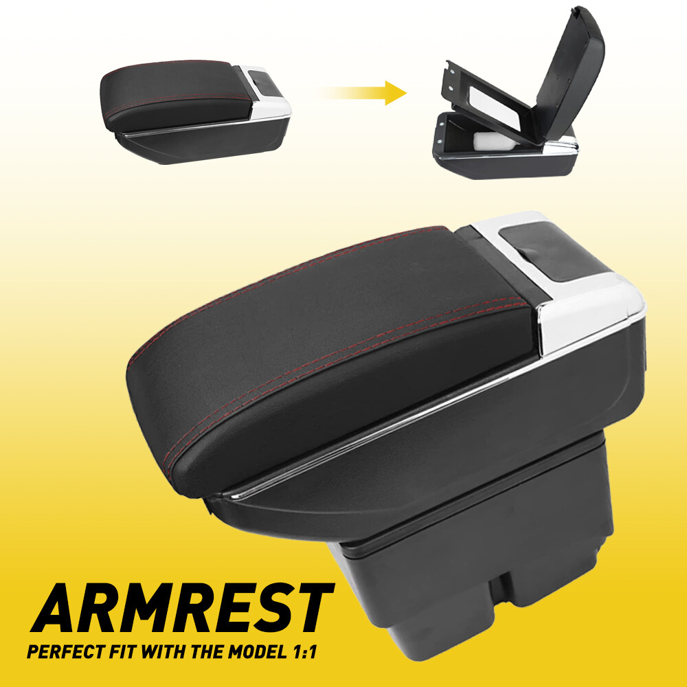 For Ford Fiesta Mk7 2009-2017 Arm Rest Centre Console Storage Box ...