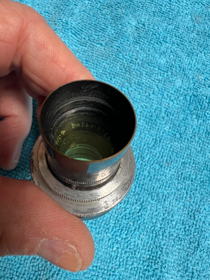 Vintage C Mount 25MM Dallmeyer London 1" F/1.9 lens RARE No 120.868 Lot ...