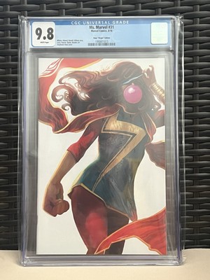 Ms Marvel 31 Hans Virgin Variant CGC 9.8 Champions Captain Marvel MCU ...