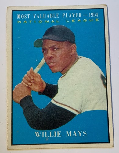 1961 Topps #482 WILLIE MAYS Giants, Nice Clean Card | eBay