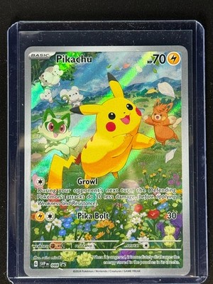 Pokémon Pikachu TCG SVP088 Black Star Promo Card NM/M Paldea Adventure ...