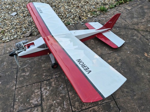 Veron Robot vintage RC model aircraft including IC engine, servos and ...