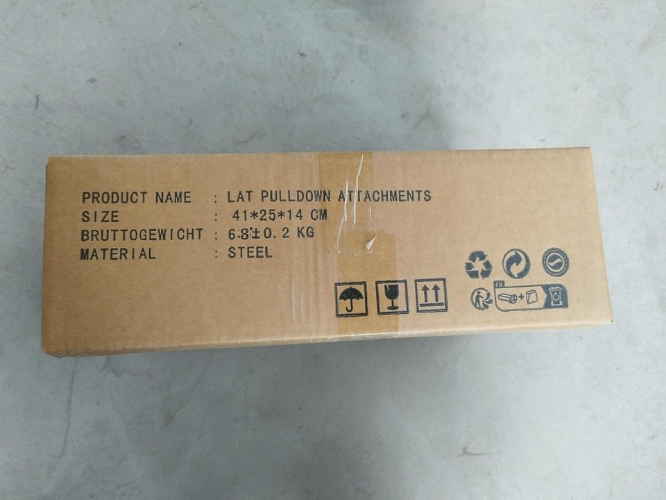 Cable Machine Attachments Alloy Steel V Bar Rotating Triceps Rope Home ...