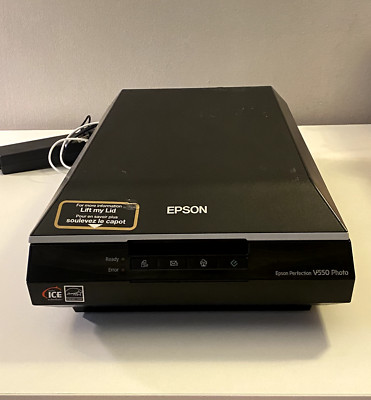 EPSON Perfection V550 J252B Flatbed Photo Scanner / Power supply ...