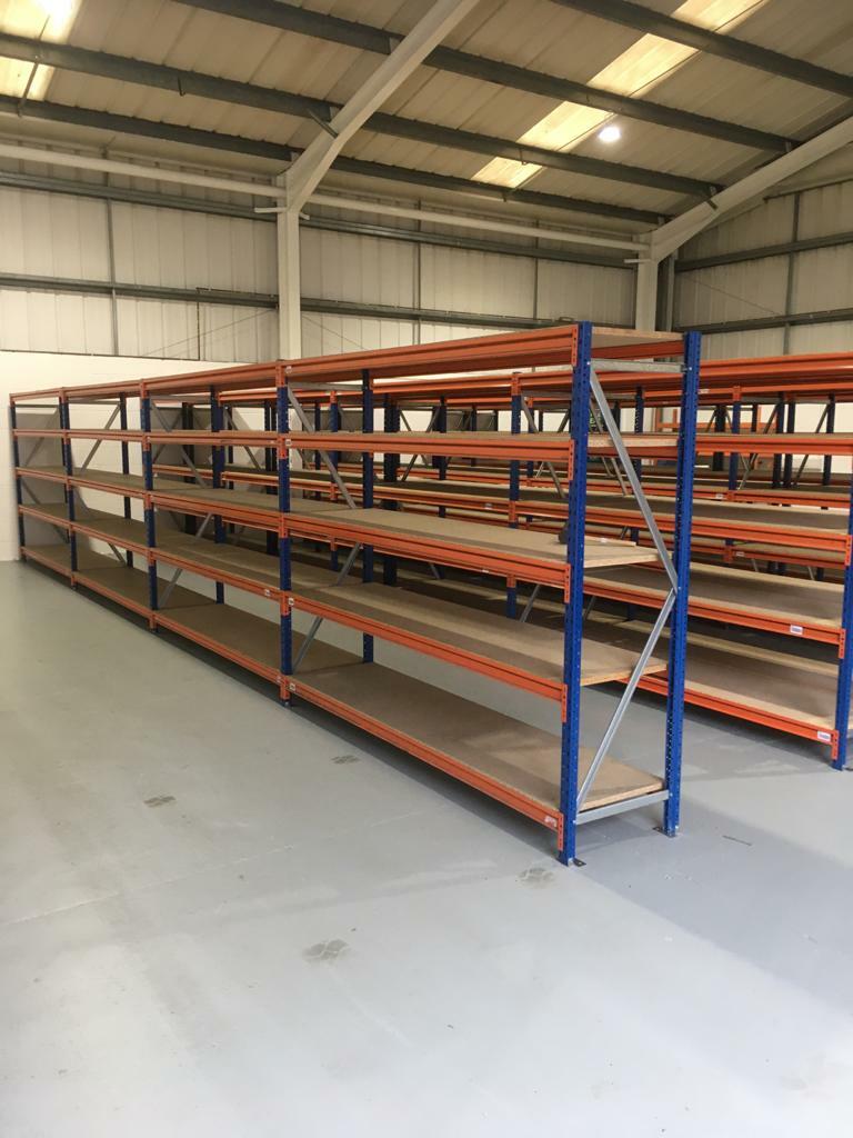 WAR1046-AR LONGSPAN SHELVING STARTER BAY(1.7M X 2.7M X 0.8M)5 LEVELS(£ ...