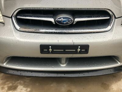 Front License Plate Tag Holder Mount Adapter Bumper Kit Bracket for ...