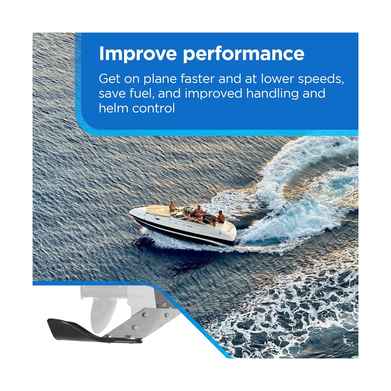 Hydro-Shield Hydrofoil Boat Stabilizer - Skeg-Mounted Shield for Motors ...