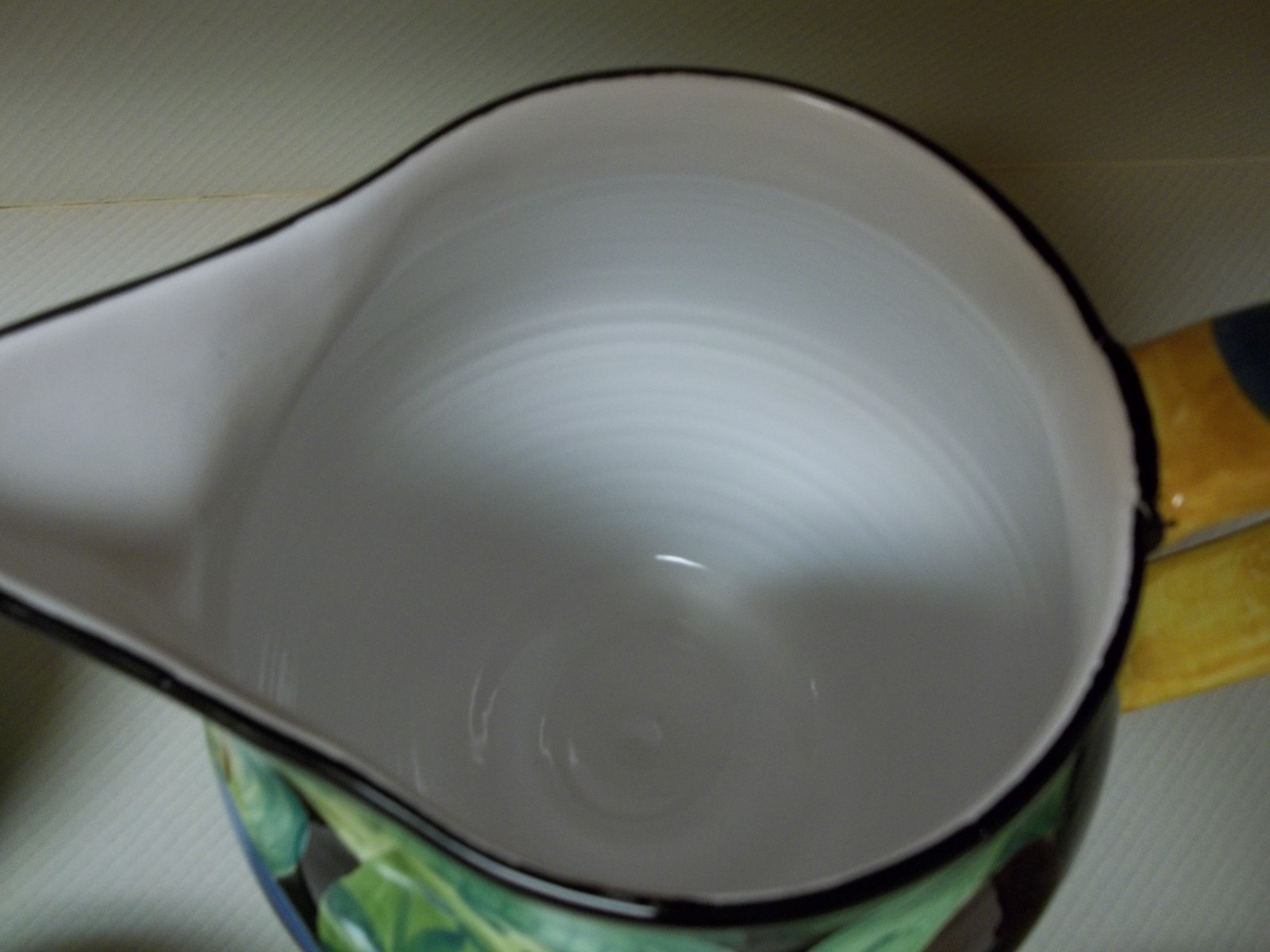 Grazia Deruta Italian Pottery Susan Eslick Pitcher w 6 Cups Monkey ...