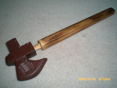 Pipestone, Catlinite Pipe Axe (Hatchet), Wahpeton Sioux Made BTpx2 | eBay