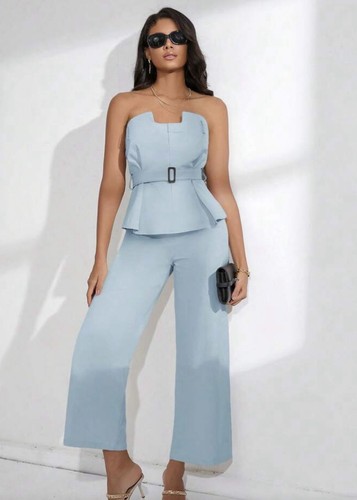 shein 2pcs , Top And Bottom Medium Size For Women Pants Suit | eBay