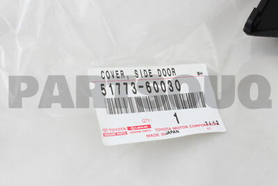 5177360030 Genuine Toyota COVER, SIDE DOOR STEP PLATE, FRONT RH 51773 ...