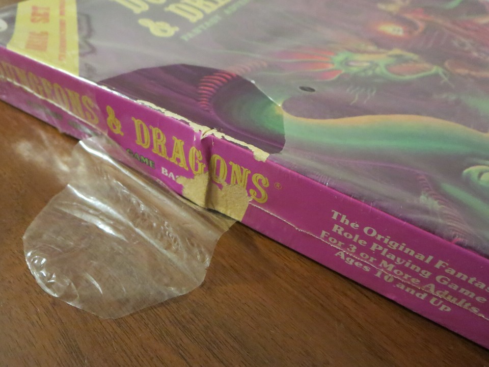 Dungeons & Dragons Basic Set ~ NEW SEALED SHRINK ~ Tom Moldvay Magenta ...