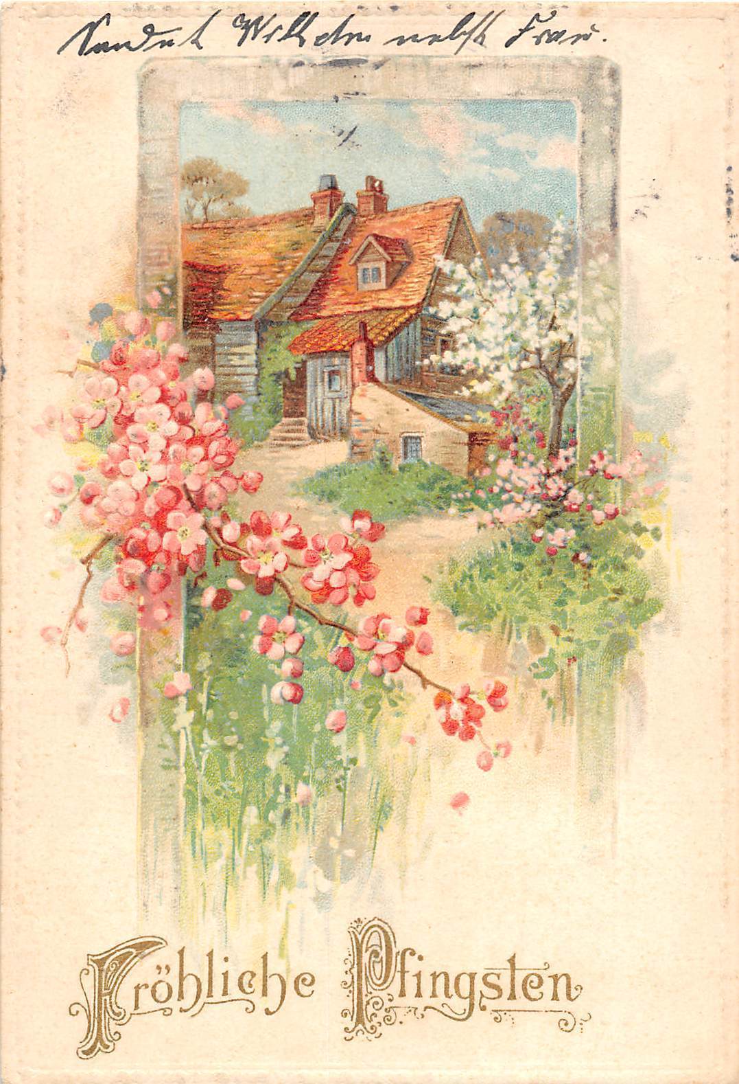 BG4626 pfingsten pentecost flower germany greetings | eBay UK