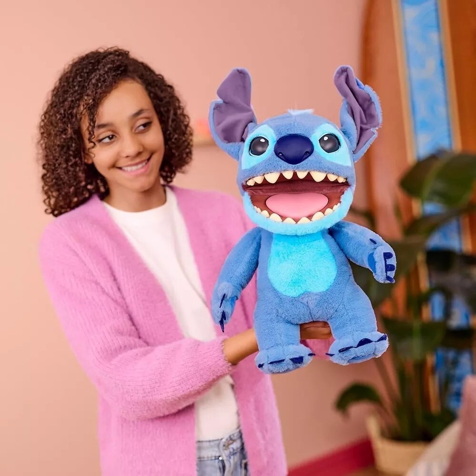 Real FX Disney Stitch Puppet Interactive Plush Toy First Edition | eBay