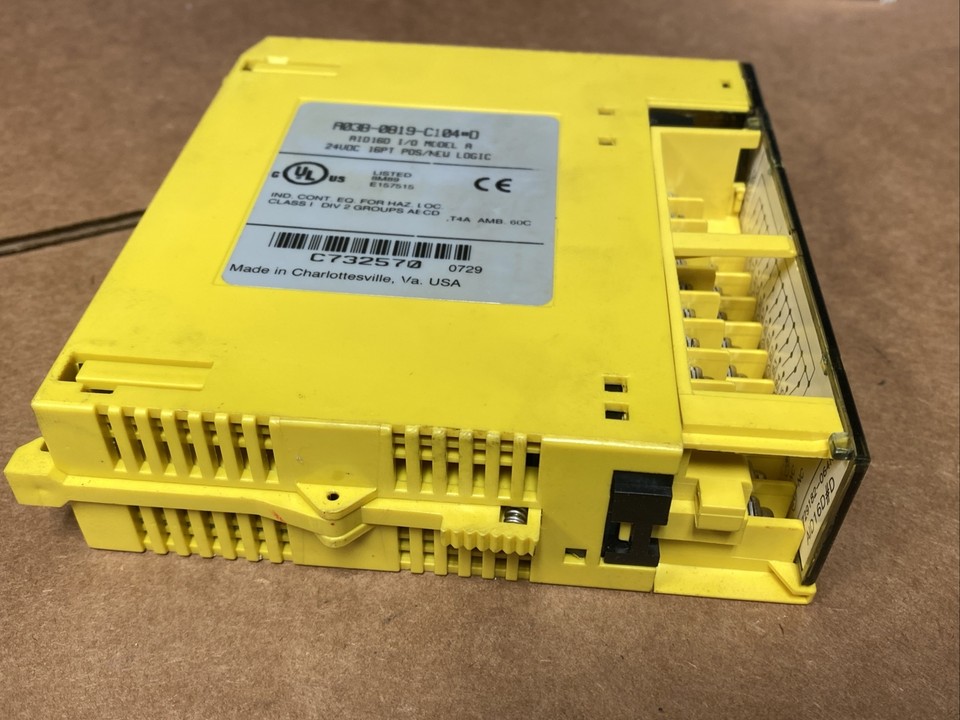 Fanuc A03B-0819-C104#D Input Module AID16D Model A 24VDC 16PT FAST ...