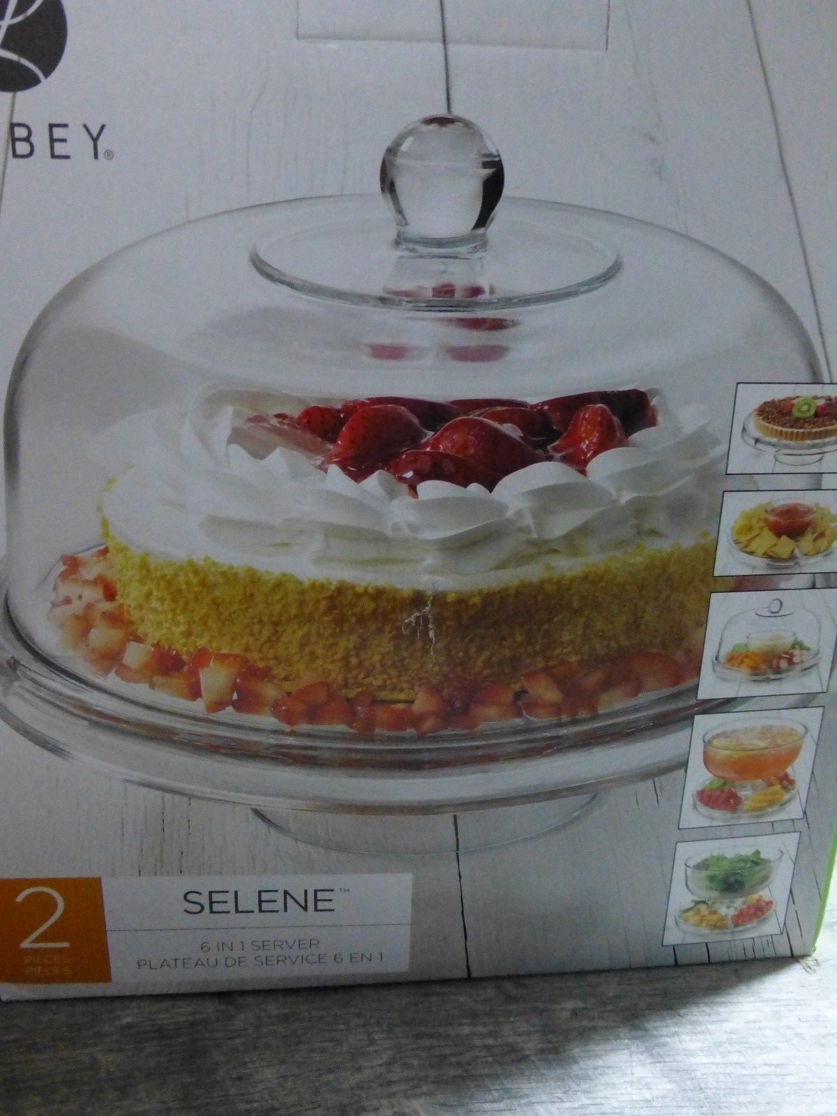 Libbey Selene 2 Piece 6 in 1 Server - NEW | eBay