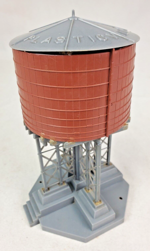 Built HO Gauge Plasticville Water Tank 7" High Excellent Condition ...