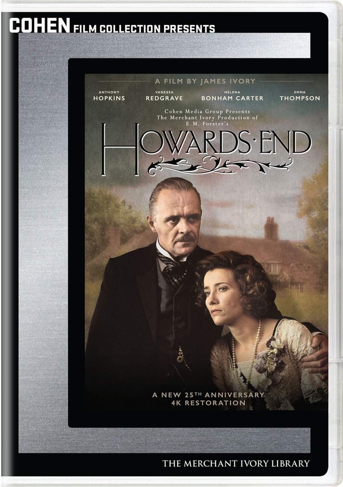 Howards End (DVD) Emma Thompson Anthony Hopkins Vanessa Redgrave Samuel ...