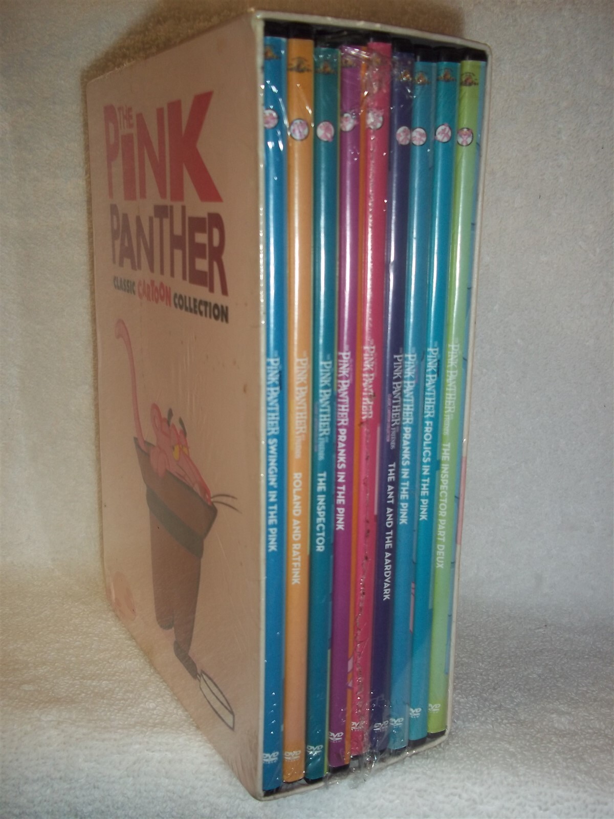 Pink Panther Classic Cartoon Collection (DVD, 2009, 9-Disc) animated ...