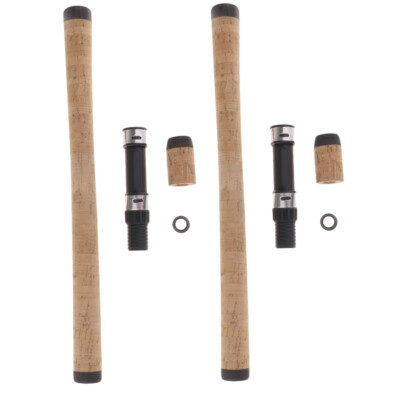2x Fishing Rod Cork Handle Composite Cork Grip 47.5cm for Rod Building ...