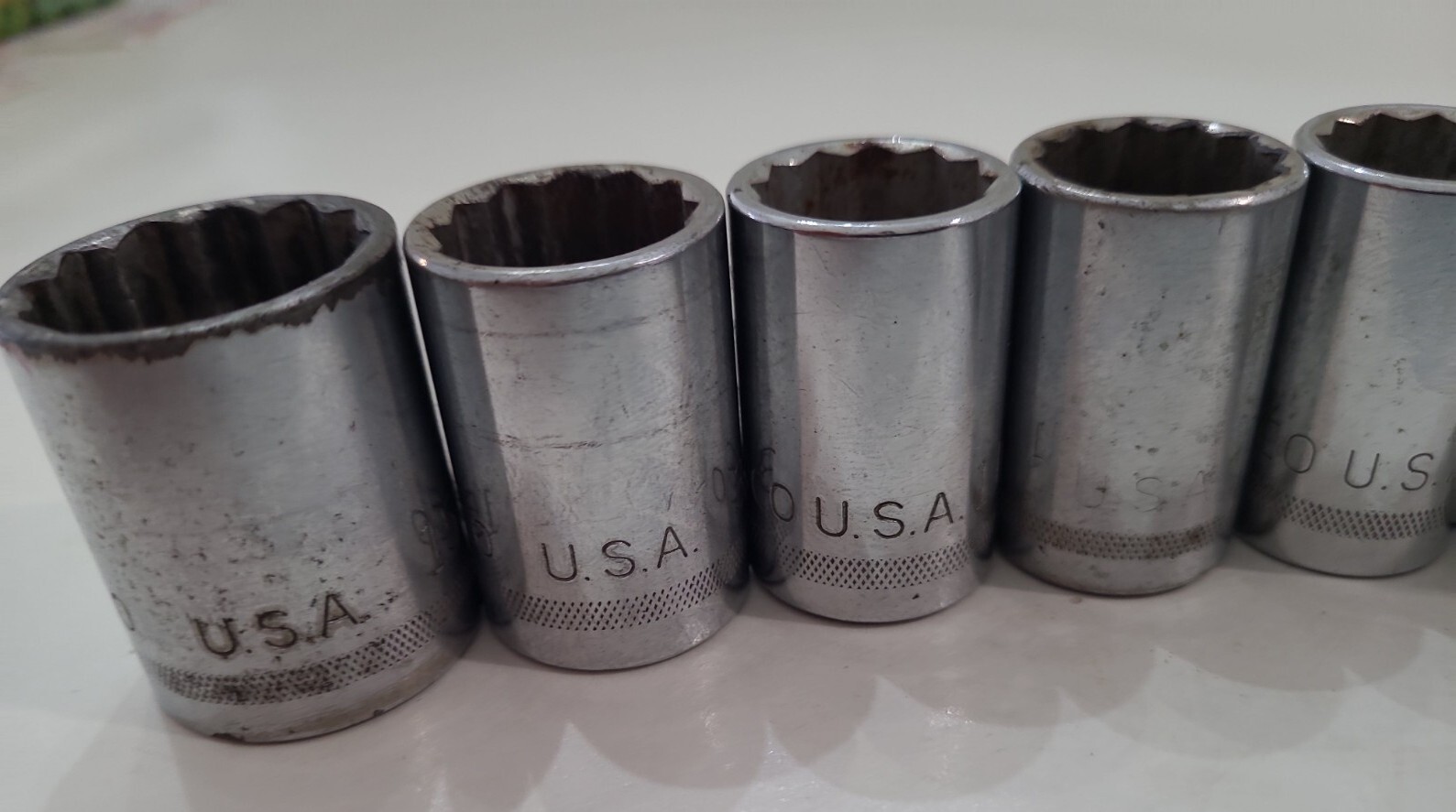 1/2" Drive 12 point Easco Sockets Tools Vintage USA Made Socket Old ...