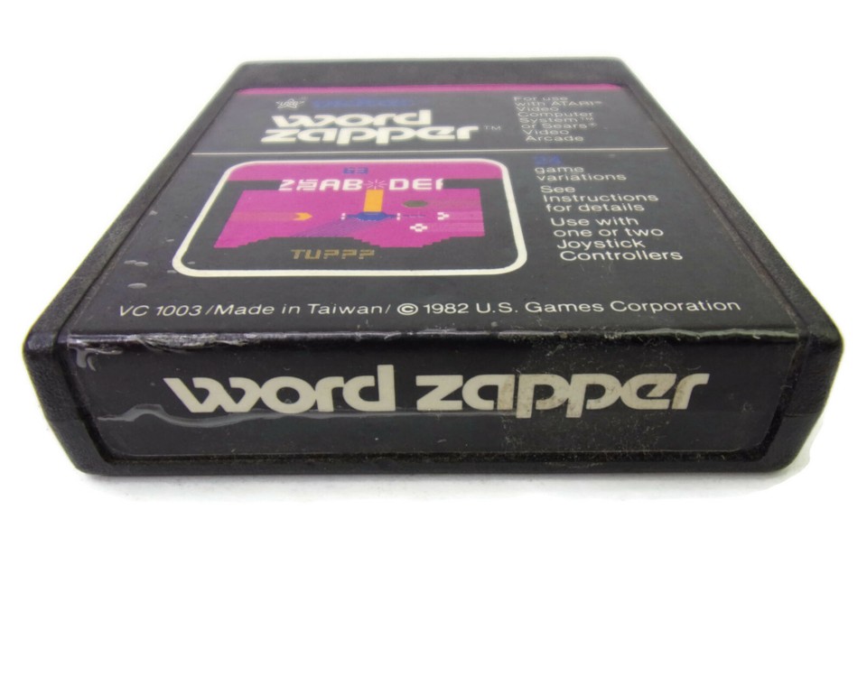 UNTESTED Word Zapper Atari 2600 Game Cartridge AUTHENTIC | eBay