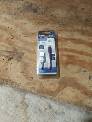 Wireless Gear Sync Charge Cable iPhone Tangle Free 3.2 Ft Pink | eBay