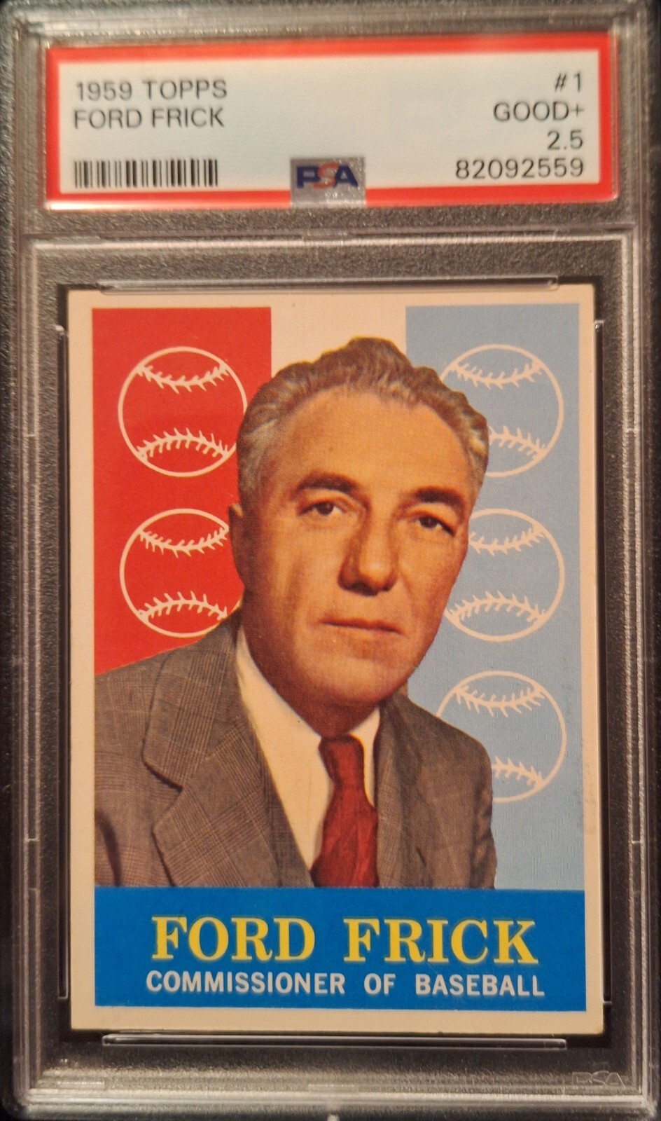 1959 Topps - #1 Ford Frick (RC) for sale online | eBay